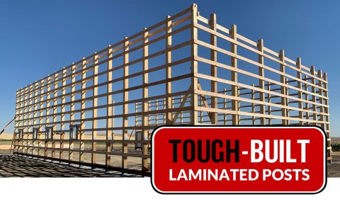 Laminated Posts - Build with Wood Post Frame Construction