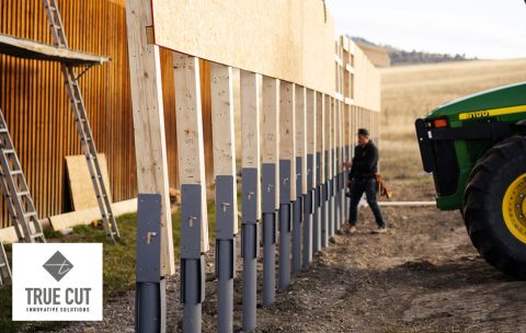 True Column from Structural Truss - Steel Columns for Post Frame